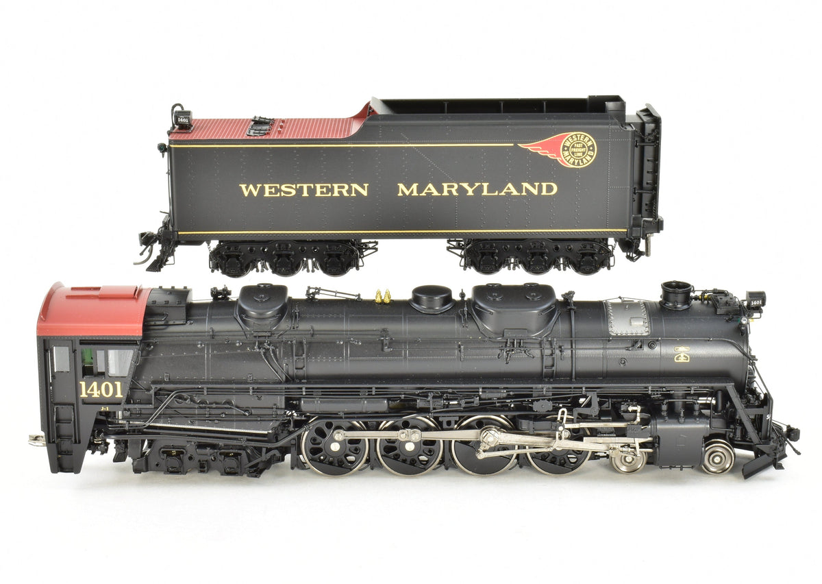 HO Brass CON PSC - Precision Scale Co. WM - Western Maryland 4-8-4 J-1 – ReSourced Rails