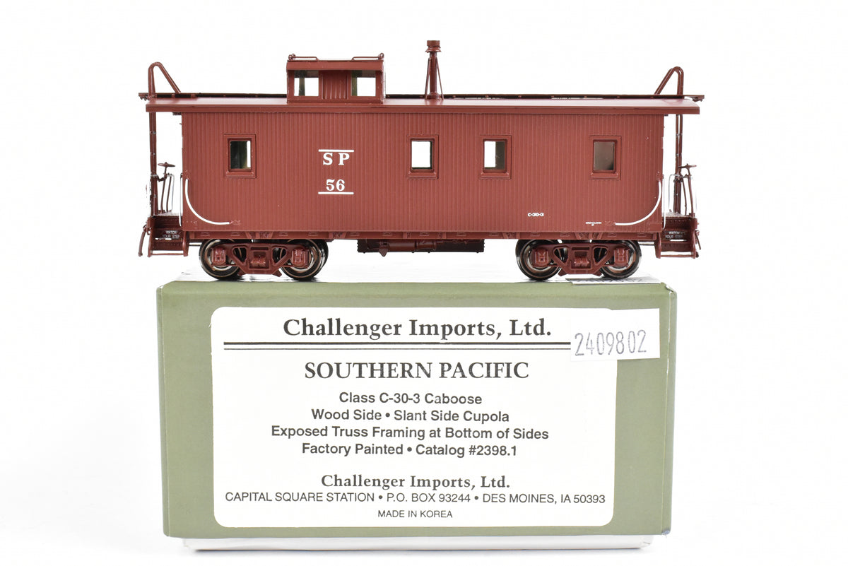 HO Brass CIL - Challenger Imports SP - Southern Pacific Wood Side Cabo – ReSourced Rails