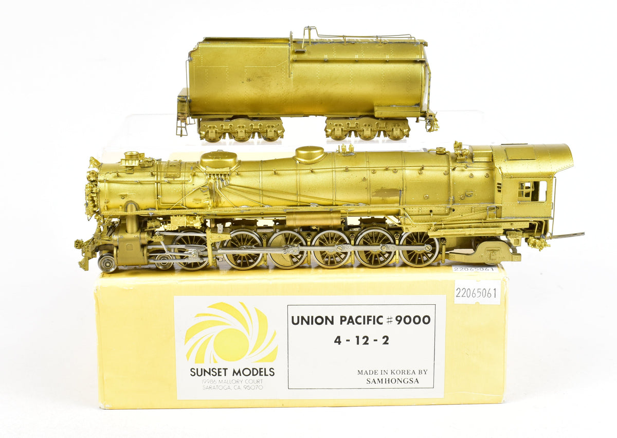 HO Brass Sunset Models UP - Union Pacific "9000" 4-12-2 – ReSourced Rails