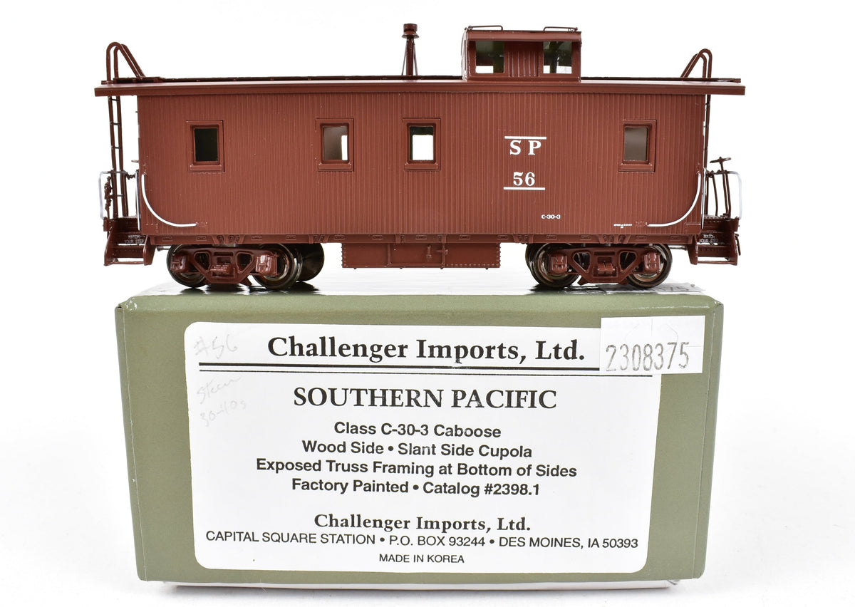 HO Brass CIL - Challenger Imports SP - Southern Pacific Wood Side Cabo – ReSourced Rails