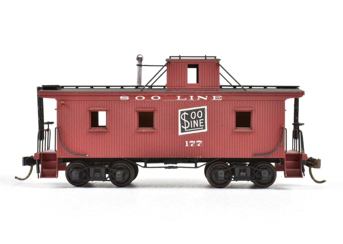 HO Brass NPP - Nickel Plate Products Soo Line Caboose Custom Painted – ReSourced Rails