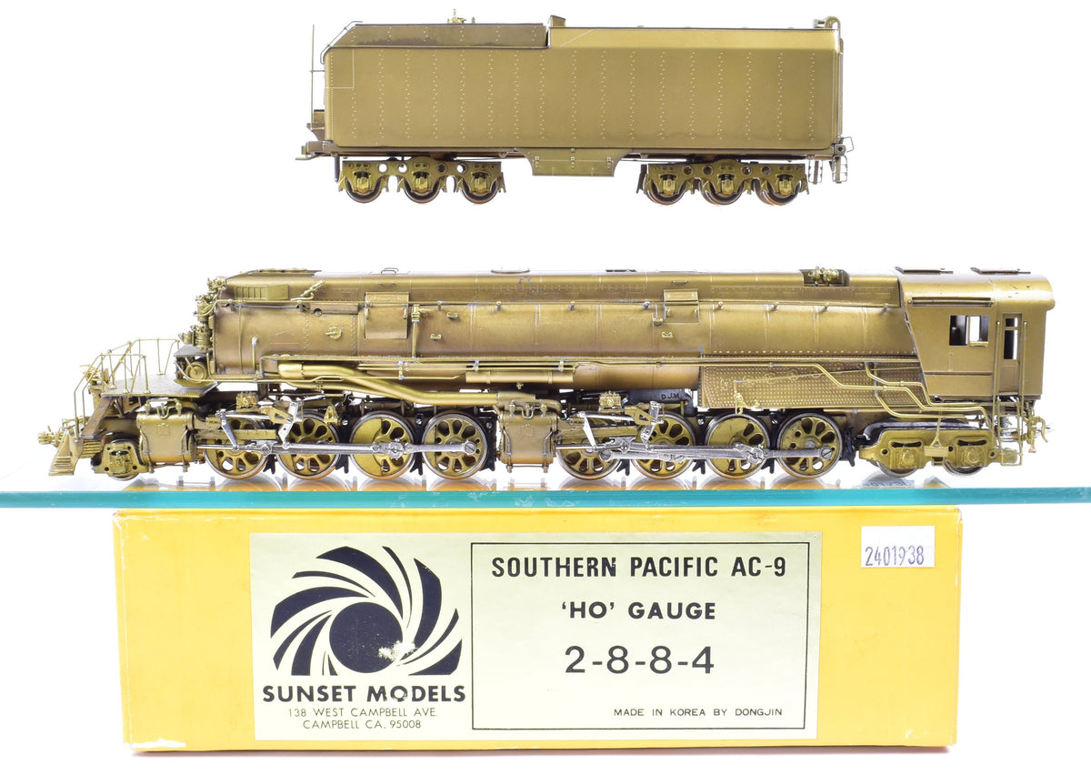 HO Brass Sunset Models SP - Southern Pacific AC-9 2-8-8-4 Yellowstone – ReSourced Rails
