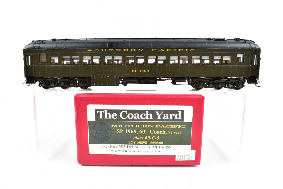 HO Brass TCY - The Coach Yard SP - Southern Pacific 60' Coach 72 Seat – ReSourced Rails