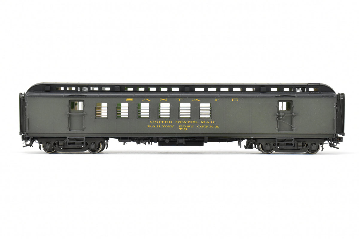 HO Brass TCY - The Coach Yard ATSF - Santa Fe Heavyweight RPO FP #70 – ReSourced Rails