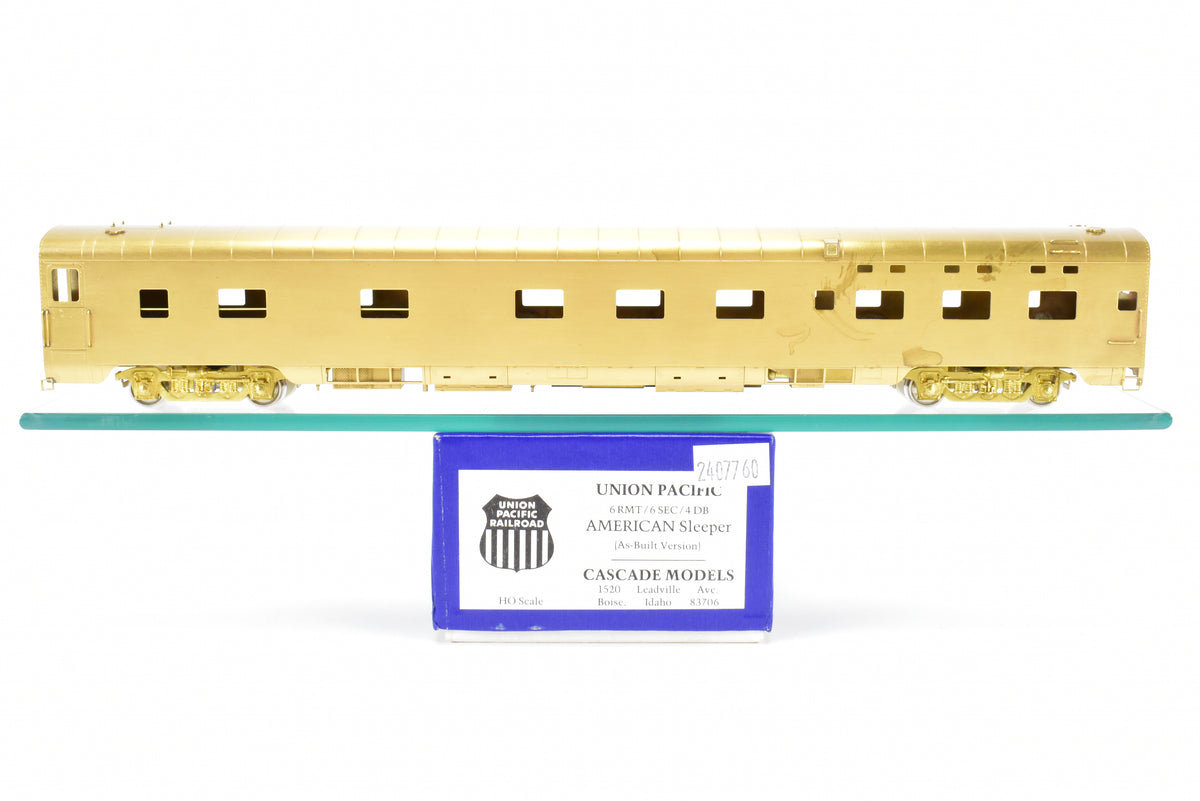 HO Brass Cascade Models UP - Union Pacific Pullman Standard 6sec-6 rmt – ReSourced Rails
