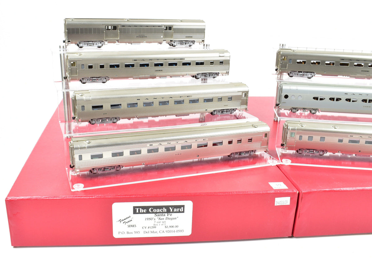 HO Brass TCY - The Coach Yard "Famous Train" Series TCY-1299 ATSF - Sa – ReSourced Rails