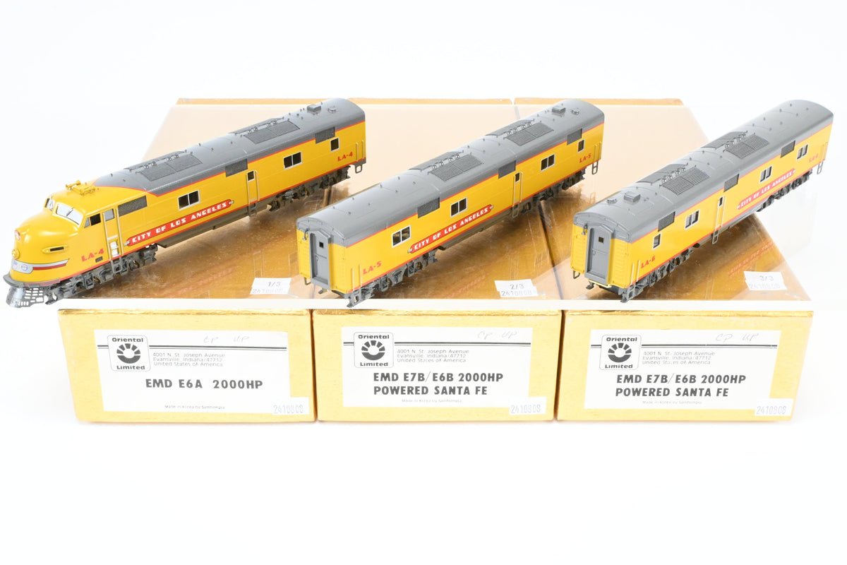 HO Brass Oriental Limited UP - Union Pacific EMD E6A/E6B/E6B 3-Unit Se – ReSourced Rails