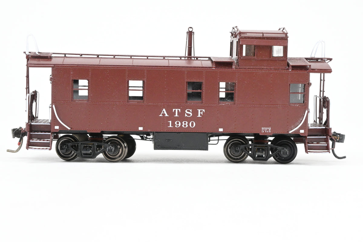 HO Brass Pecos River Brass ATSF - Santa Fe Caboose Rebuild Factory Pai – ReSourced Rails
