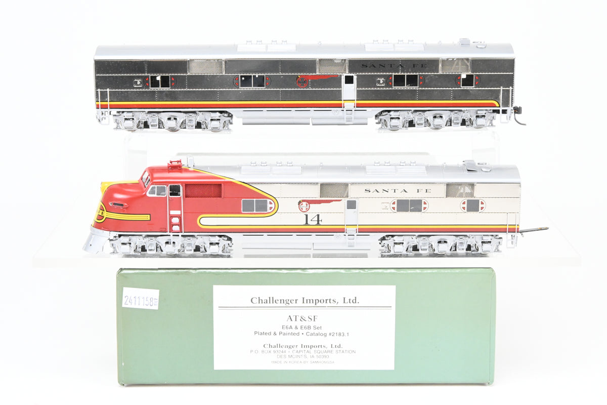 HO Brass CON CIL - Challenger Imports ATSF - Santa Fe EMD E6 A/B Set P – ReSourced Rails