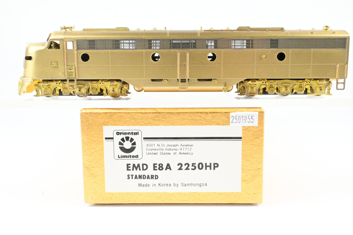 HO Brass Oriental Limited Various Roads EMD E8A 2250 HP - Standard – ReSourced Rails