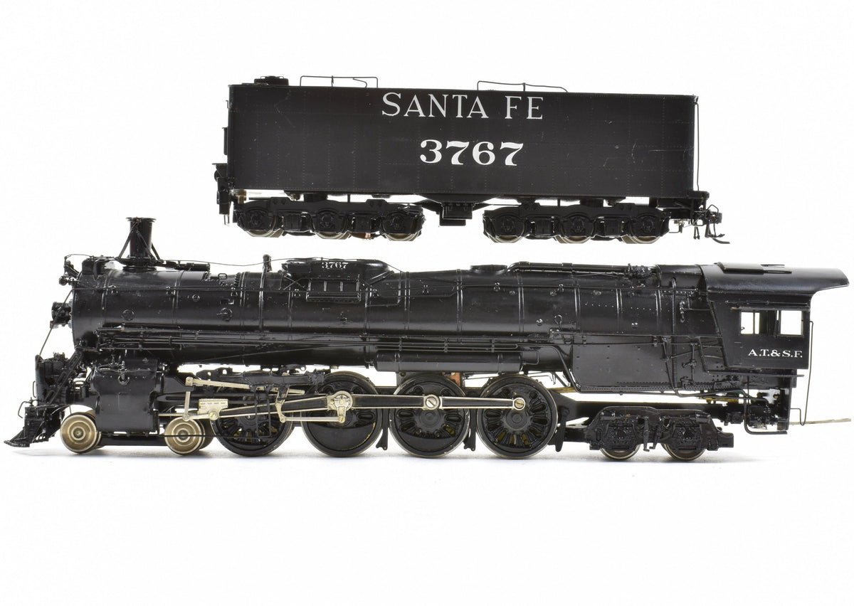 HO Brass Key Imports ATSF - Santa Fe "3765" Class 4-8-4 Northern Custo – ReSourced Rails