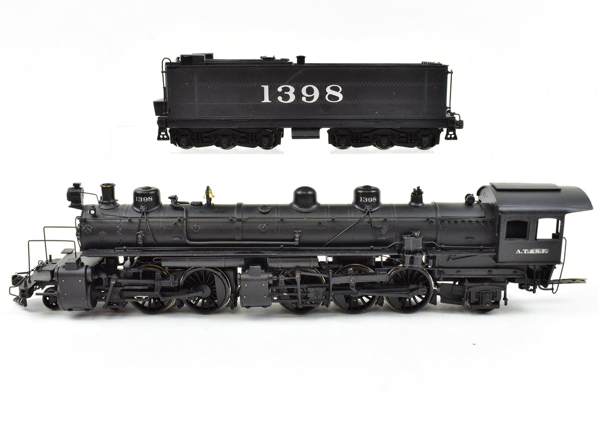 HO Brass CON Westside Model Co. ATSF - Santa Fe 4-4-6-2 Custom Painted – ReSourced Rails