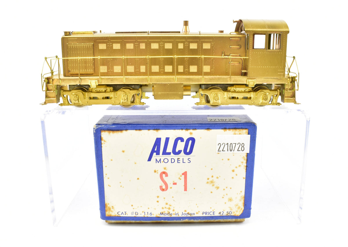HO Brass Alco Models Various Roads ALCO S-1 Switcher – ReSourced Rails