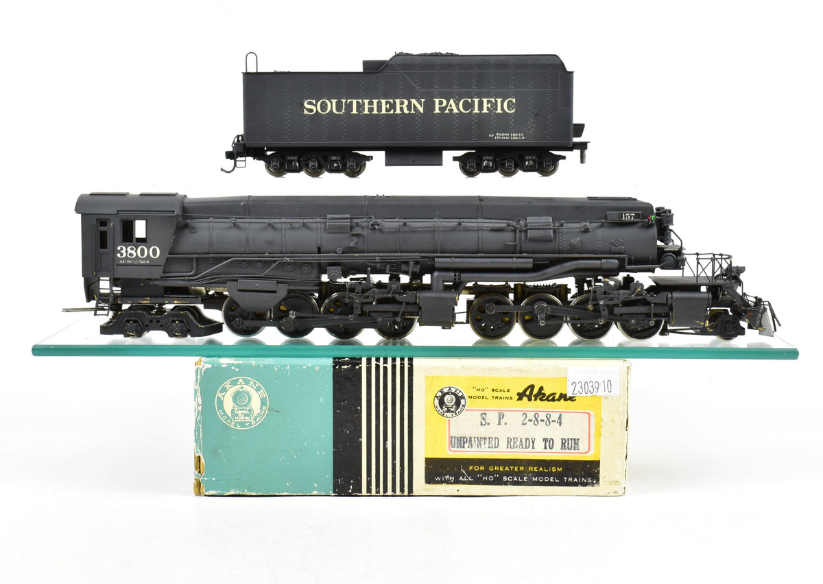 HO Brass Gem Models SP - Southern Pacific AC-9 2-8-8-4 Coal Version Cu ...