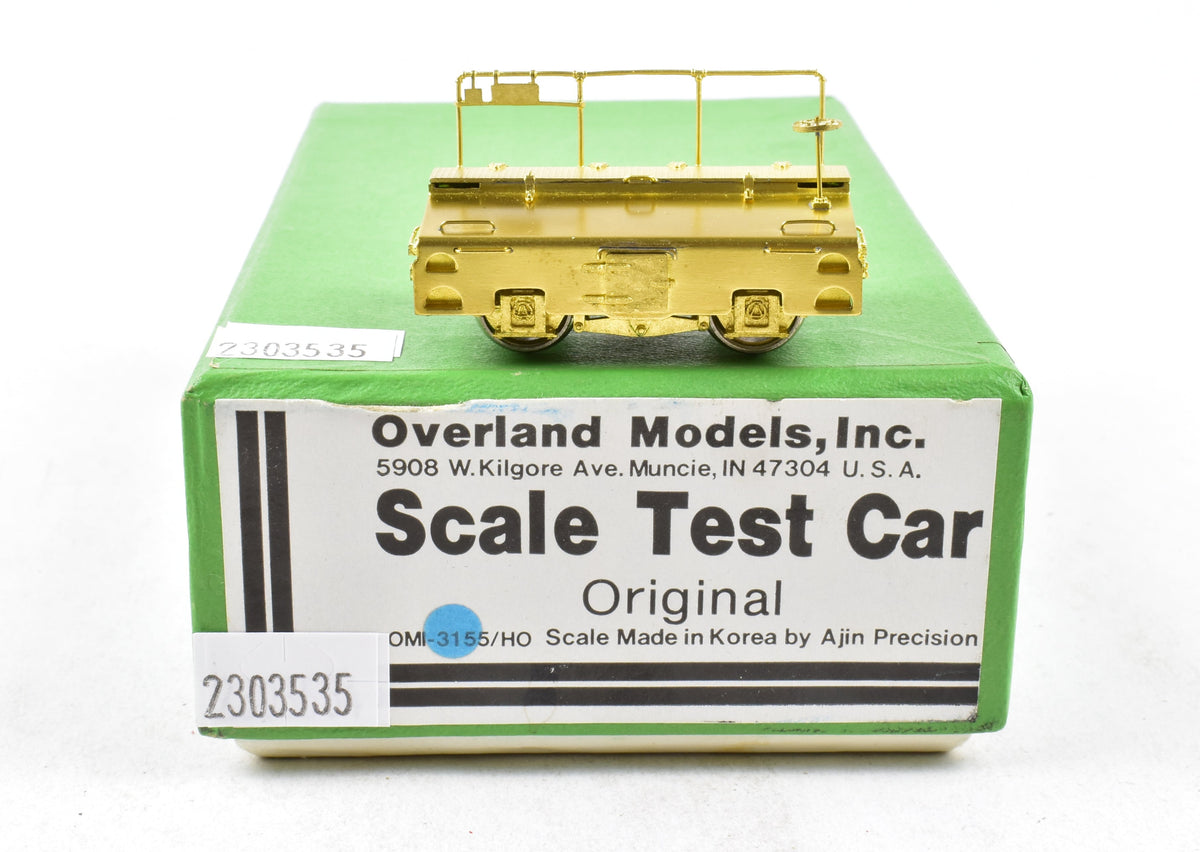 HO Brass OMI - Overland Models, Inc. Various Roads Scale Test Car Orig ...