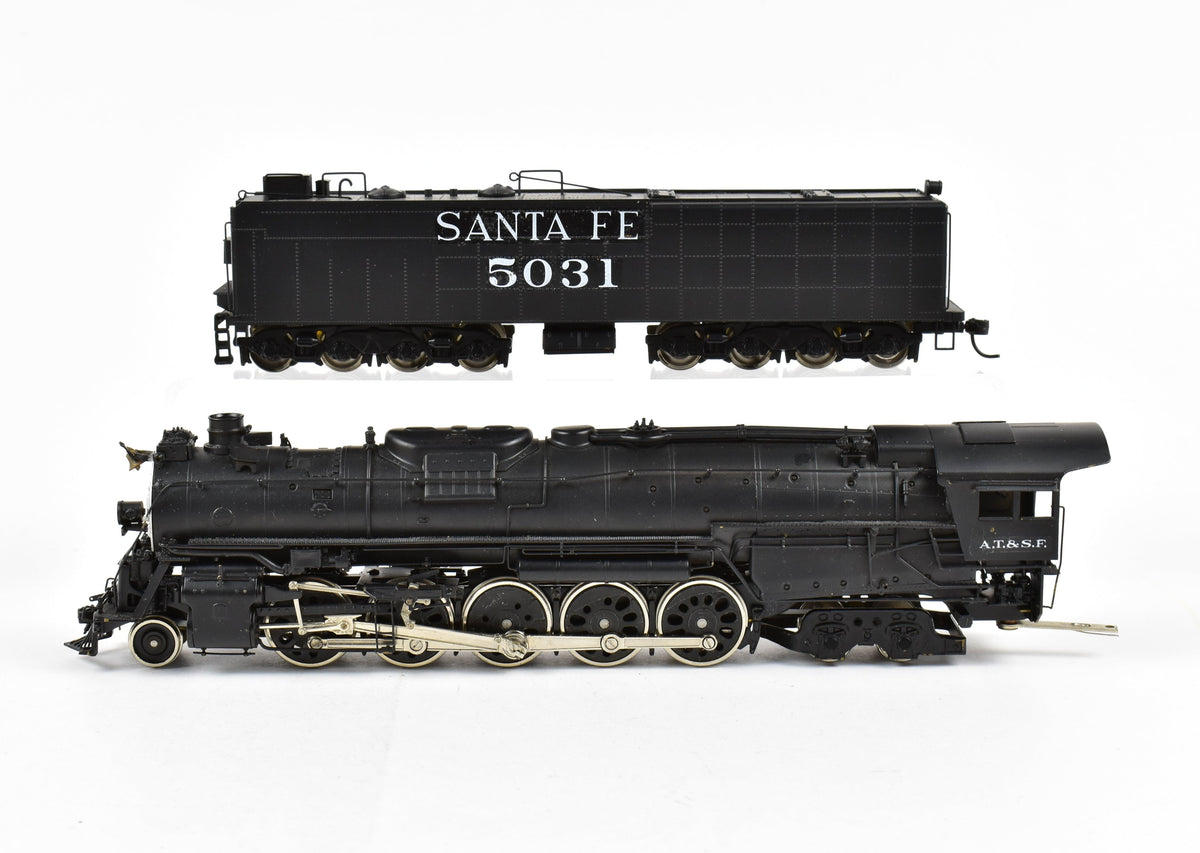 HO Brass PFM - United ATSF - Santa Fe 2-10-4 Custom Painted #5031 – ReSourced Rails