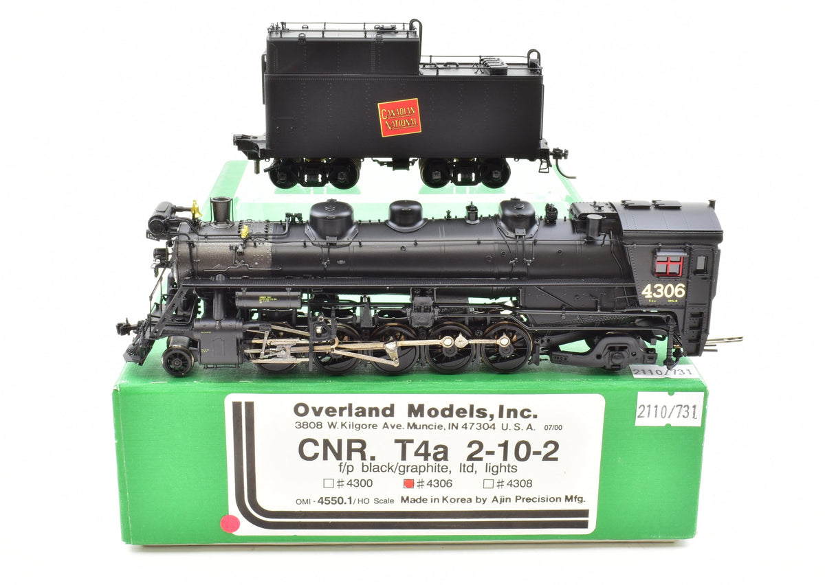 HO Brass CON OMI - Overland Models CNR - Canadian National Railway T4a ...