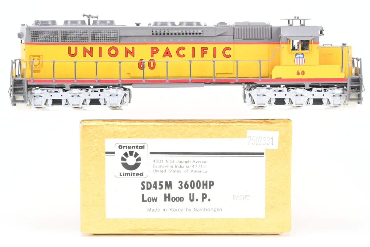 HO Brass Oriental Limited UP - Union Pacific EMD SD45M 3600 HP Factory ...