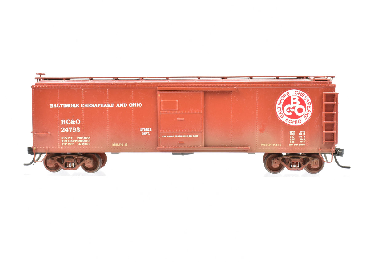 HO Brass Lambert PRR - Pennsylvania Railroad X-29 Boxcar Custom Painte ...