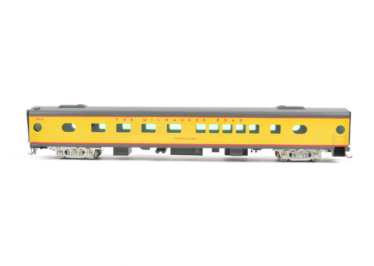 HO Brass The Palace Car Company MILW - Milwaukee Road Coach-Touralux # – ReSourced Rails