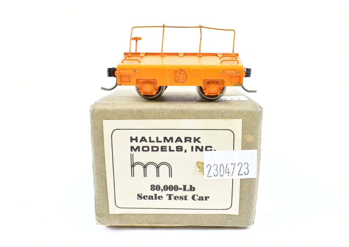 HO Brass Hallmark Models Various Roads 80,000-Lb Scale Test Car Partia ...