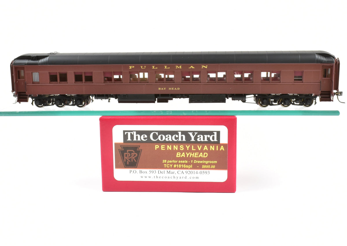 HO Brass TCY - The Coach Yard PRR - Pennsylvania Railroad "Bay Head" H ...