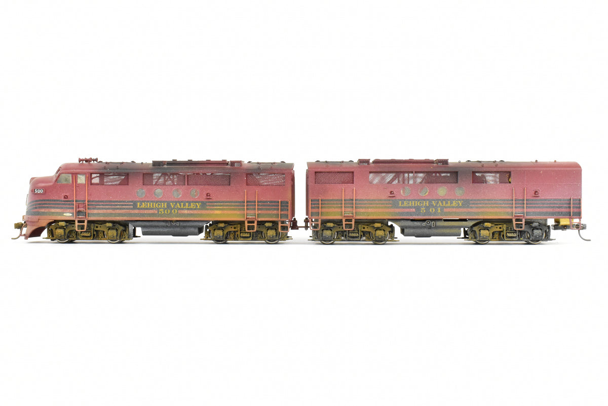 HO Brass Hallmark Models LV - Lehigh Valley EMD FT A/B Set CP w/Heavy ...
