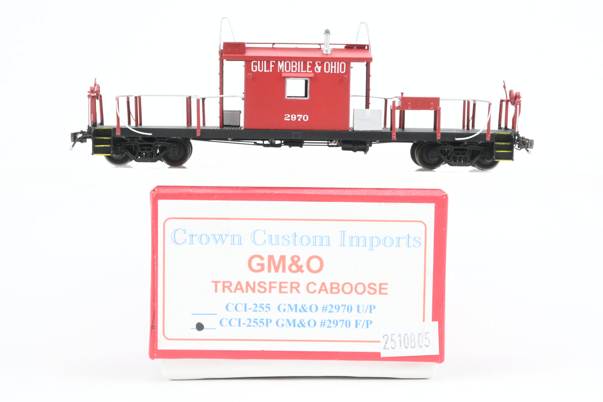 HO Brass Crown Custom Imports GM&O - Gulf Mobile & Ohio Transfer Caboo ...
