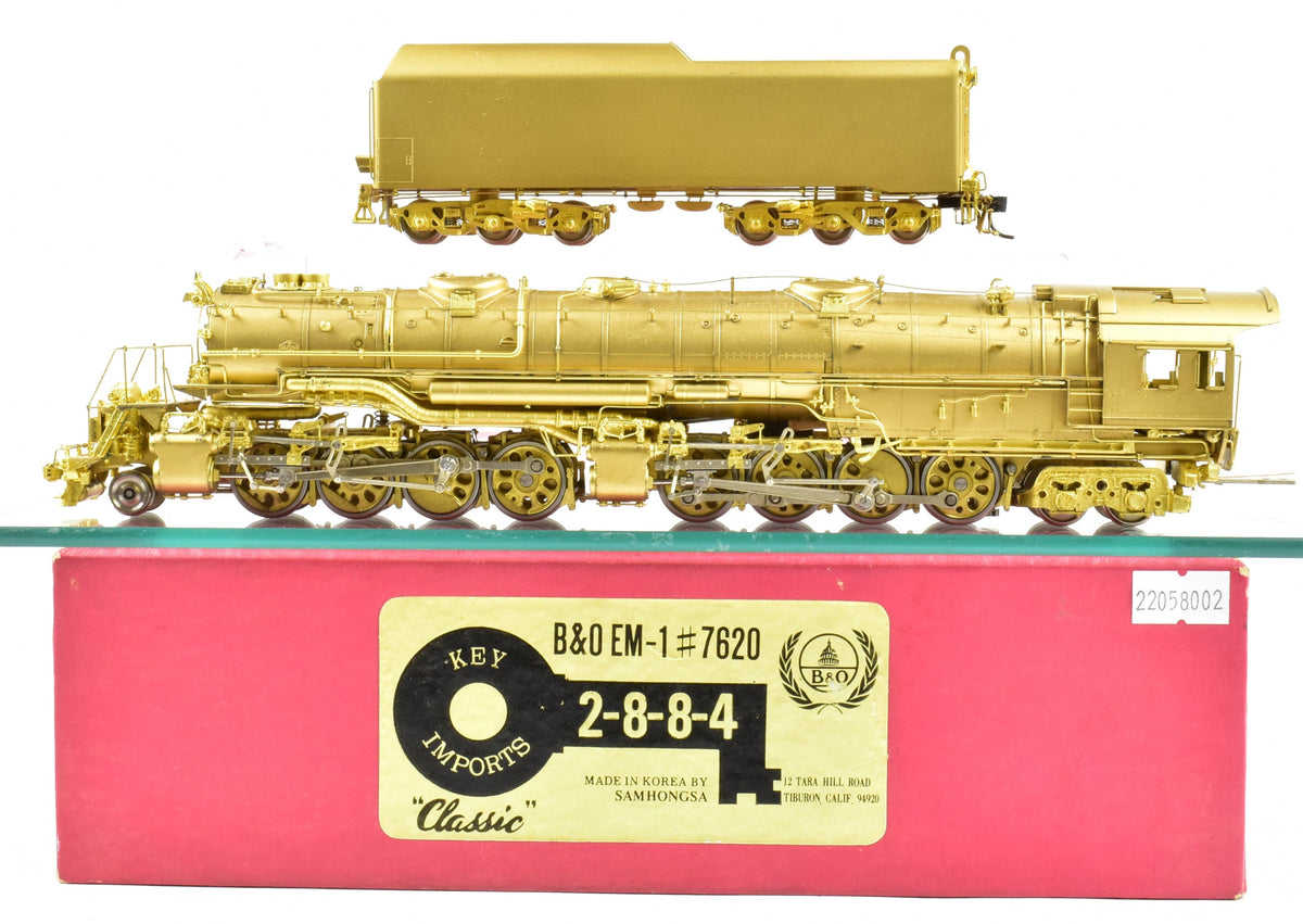 HO Brass Key Imports B&O - Baltimore & Ohio EM-1 #7620 2-8-8-4 ...