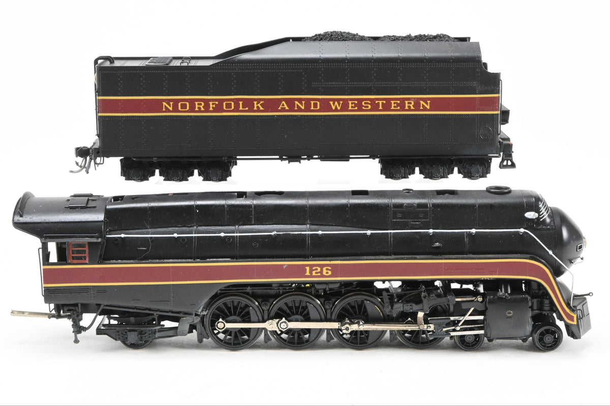 HO Brass Key Imports N&W - Norfolk & Western K-2 4-8-2 Streamlined Mou ...