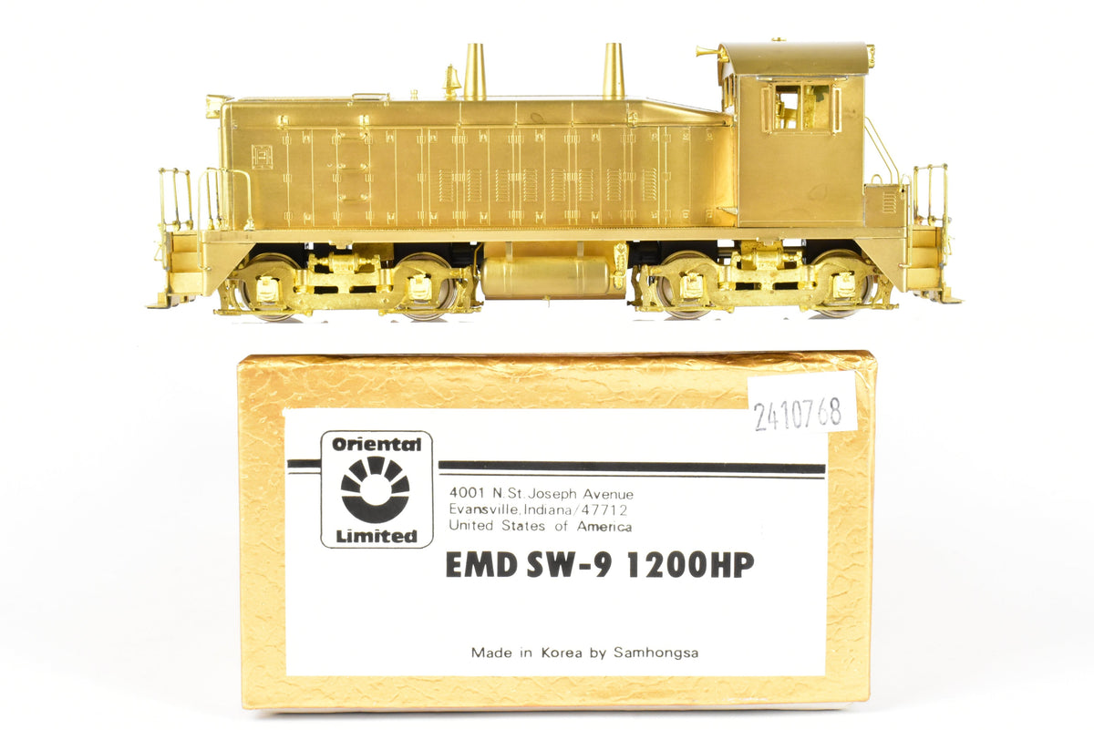HO Brass Oriental Limited Various Roads EMD SW-9 1200 HP Switcher – ReSourced Rails