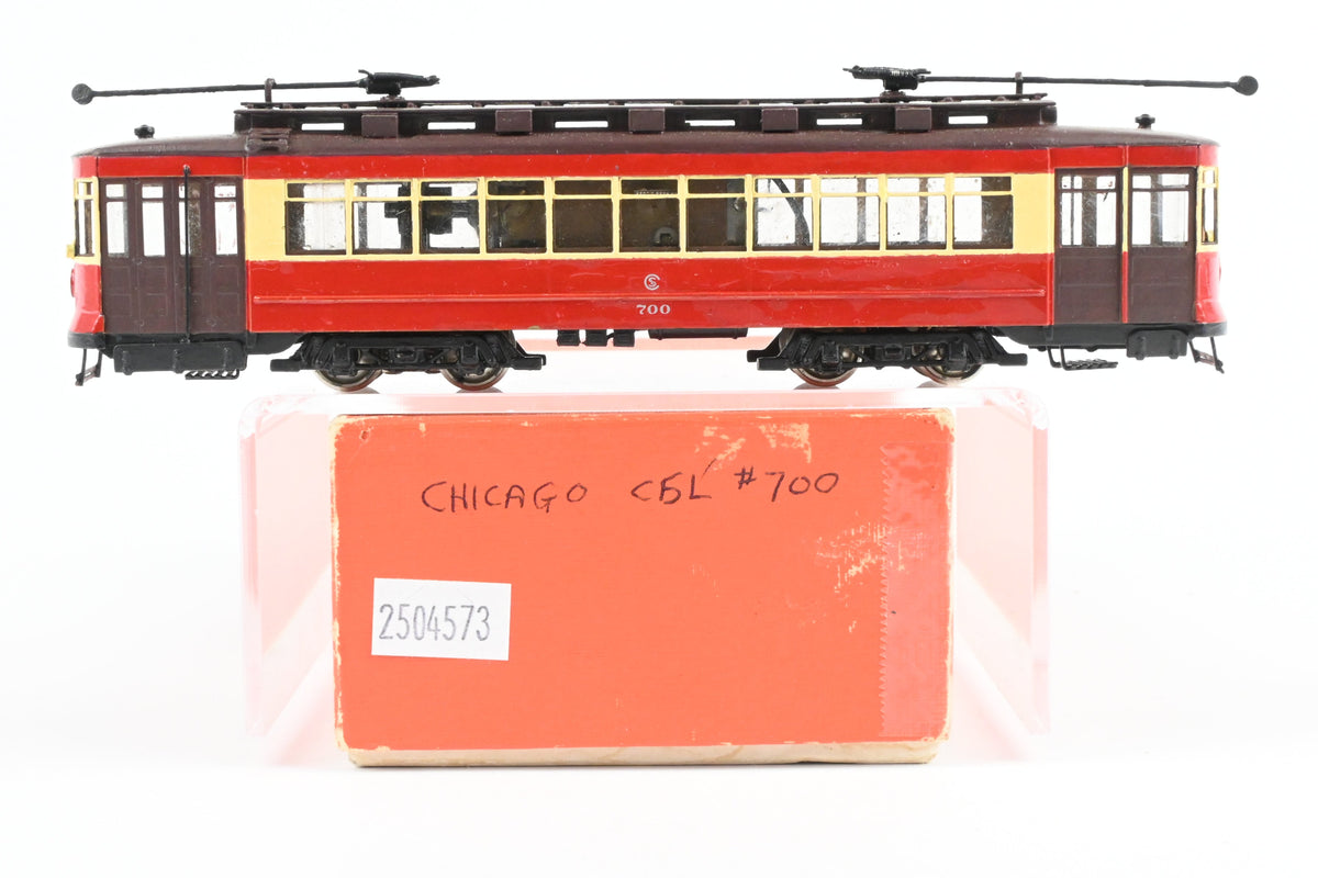 HO Brass Fairfield Models 343 CSL - Chicago Surface Lines Pullman Car ...