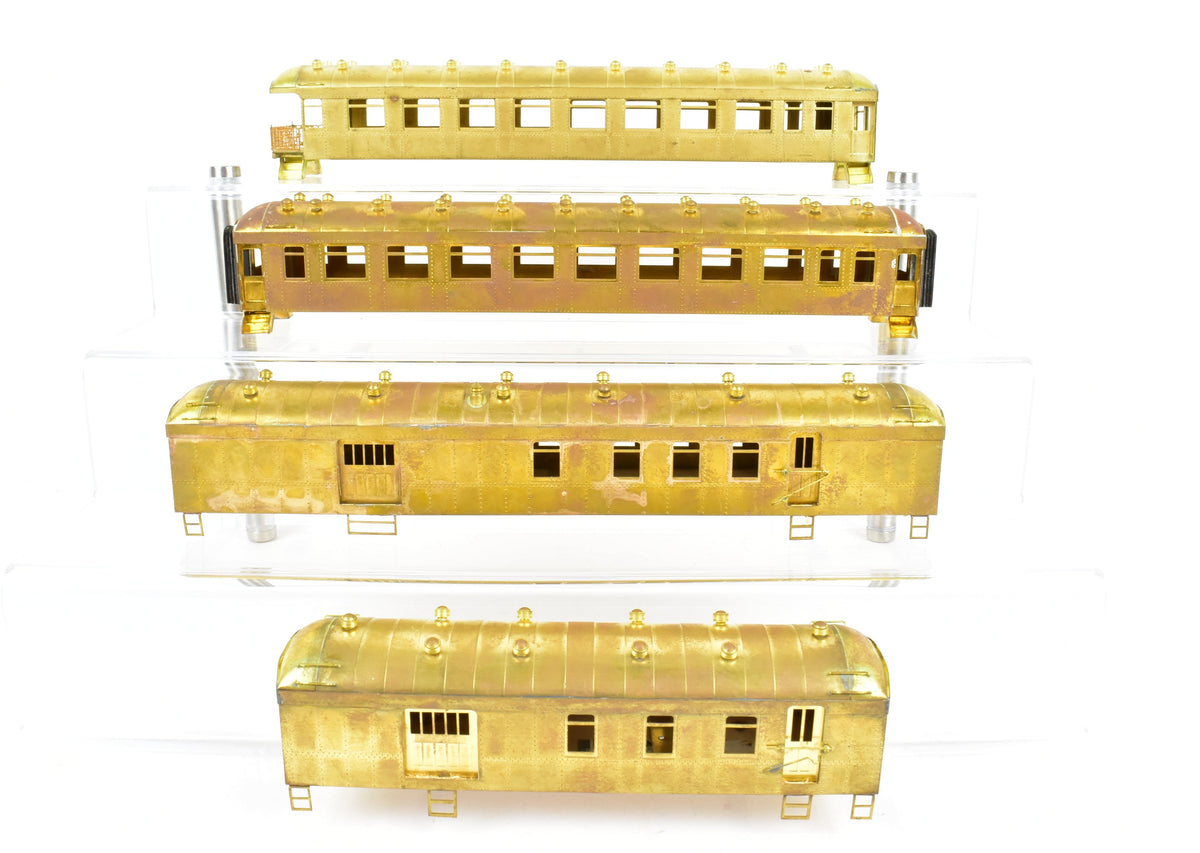 HO Brass Ken Kidder SP - Southern Pacific Harriman 4-Car Set BODIES ON ...