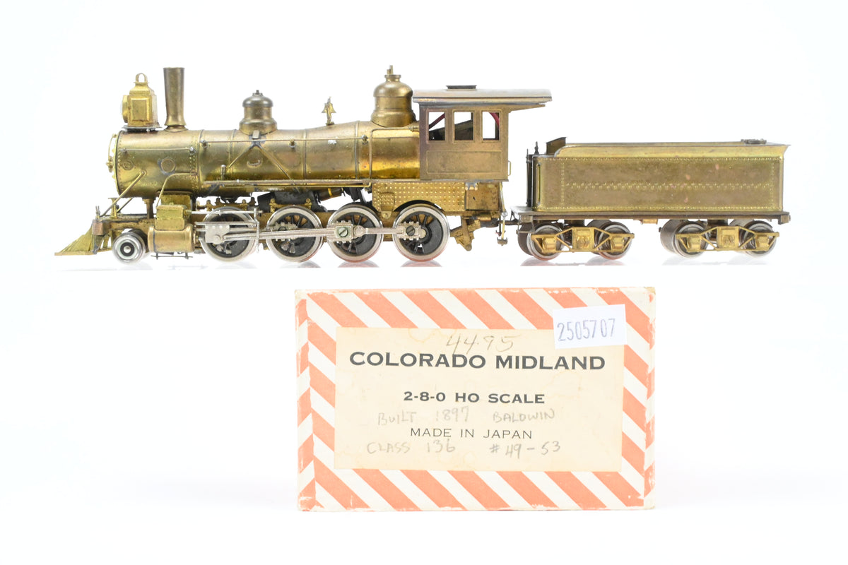 HO Brass MEW - Model Engineering Works CM - Colorado Midland 2-8-0 Con ...