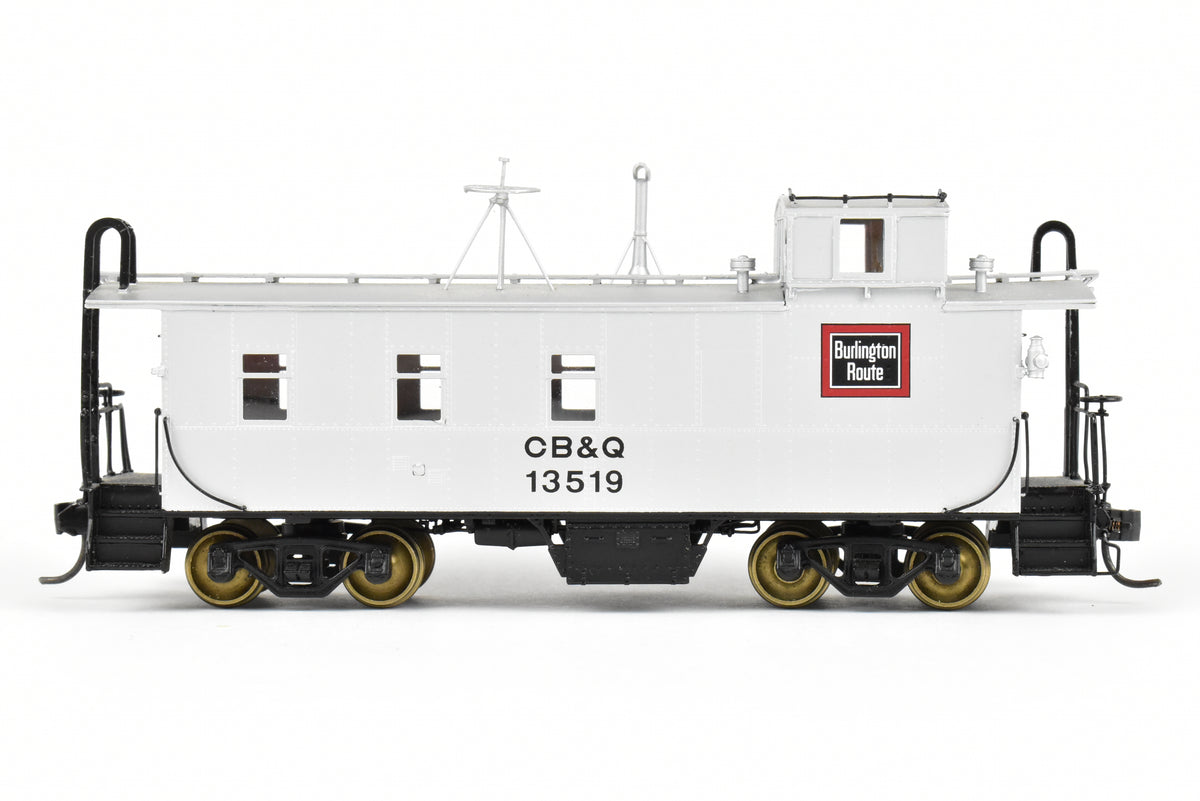 HO Brass Railway Classics CB&Q - Burlington Route NE10 Steel Waycar As ...