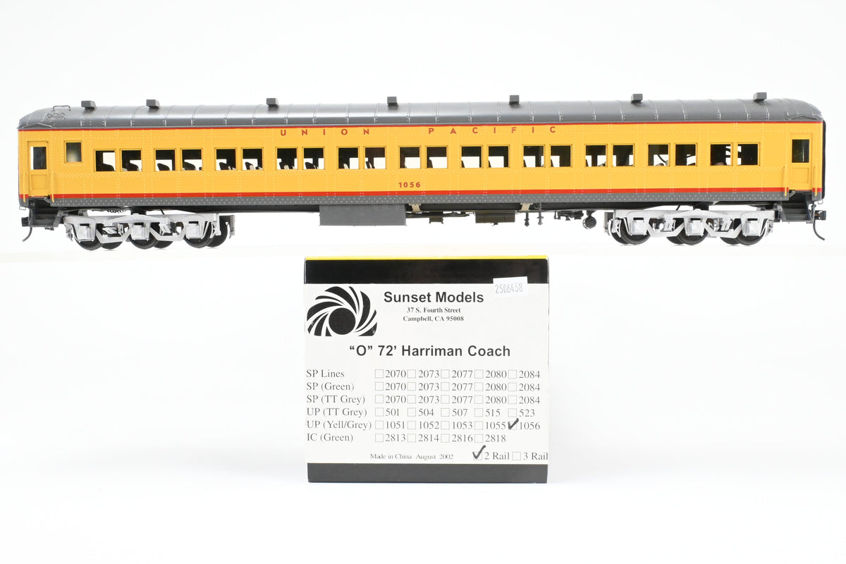 O Brass Sunset Models Third Rail UP - Union Pacific 72’ Harriman Coach ...