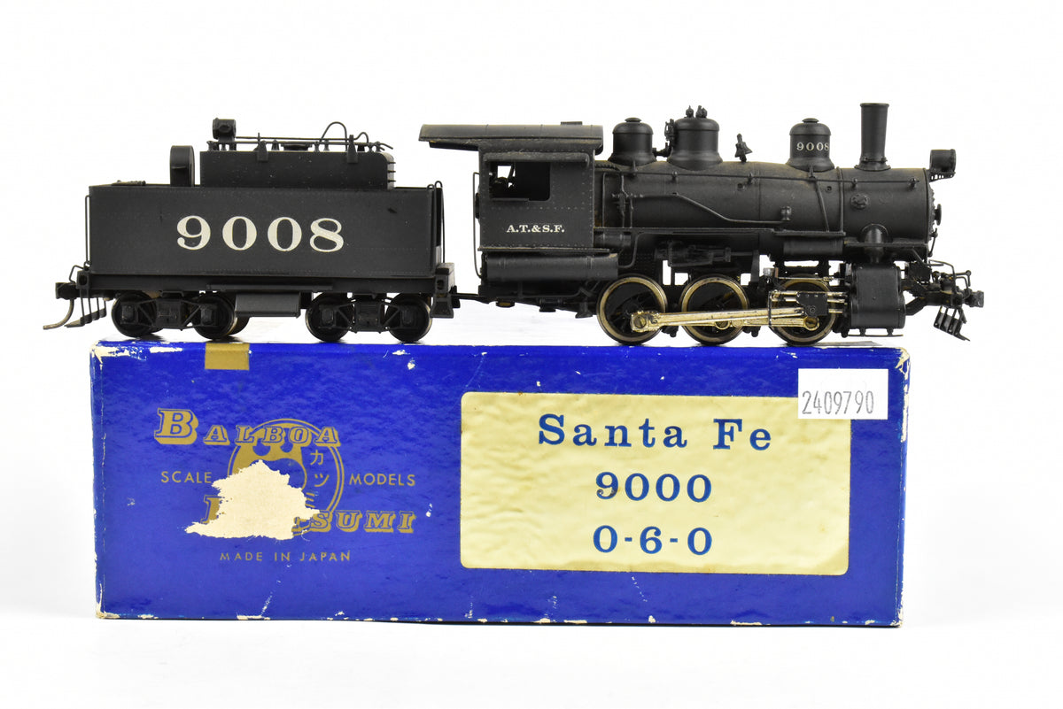 HO Brass Balboa ATSF - Santa Fe 9000 Class 0-6-0 Switcher Custom Paint – ReSourced Rails