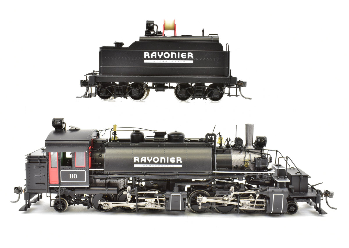 HO Brass DVP - Division Point Rayonier Incorporated #110 2-6-6-2T Bald ...