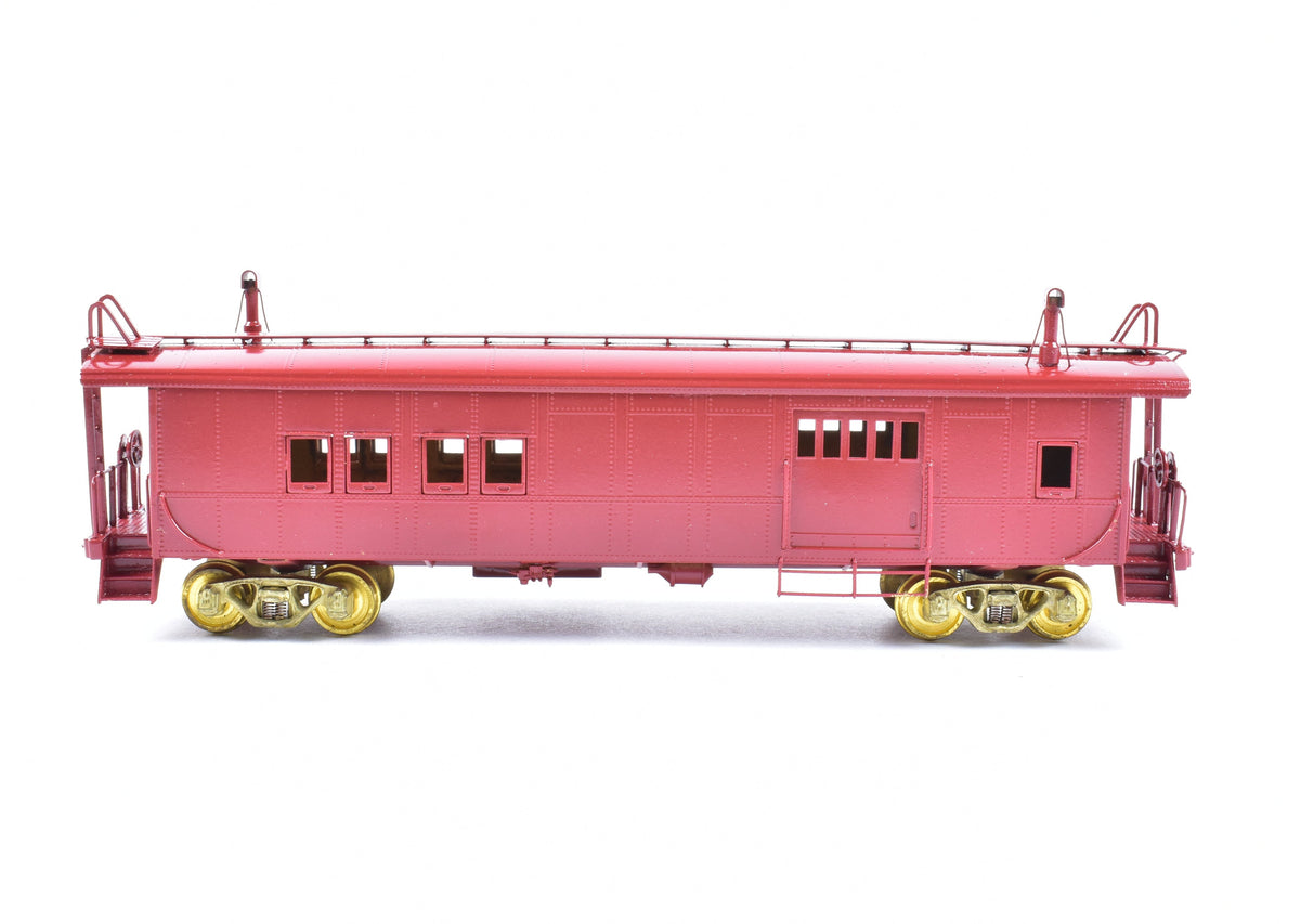 HO Brass Hallmark Models ATSF - Santa Fe Transfer Caboose Factory Pain – ReSourced Rails