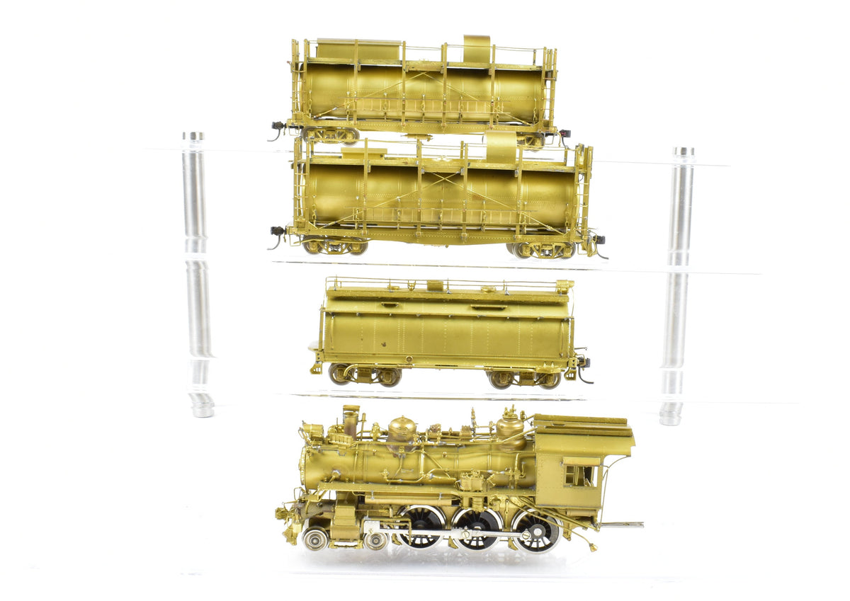 HO Brass Westside Model Co. SP - Southern Pacific Fire Train Set T-1 4 ...