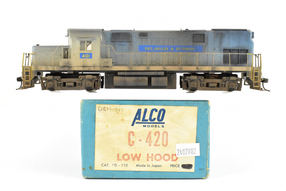 HO Brass Alco Models D&H - Delaware and Hudson ALCo C-420 Low Hood D&H ...