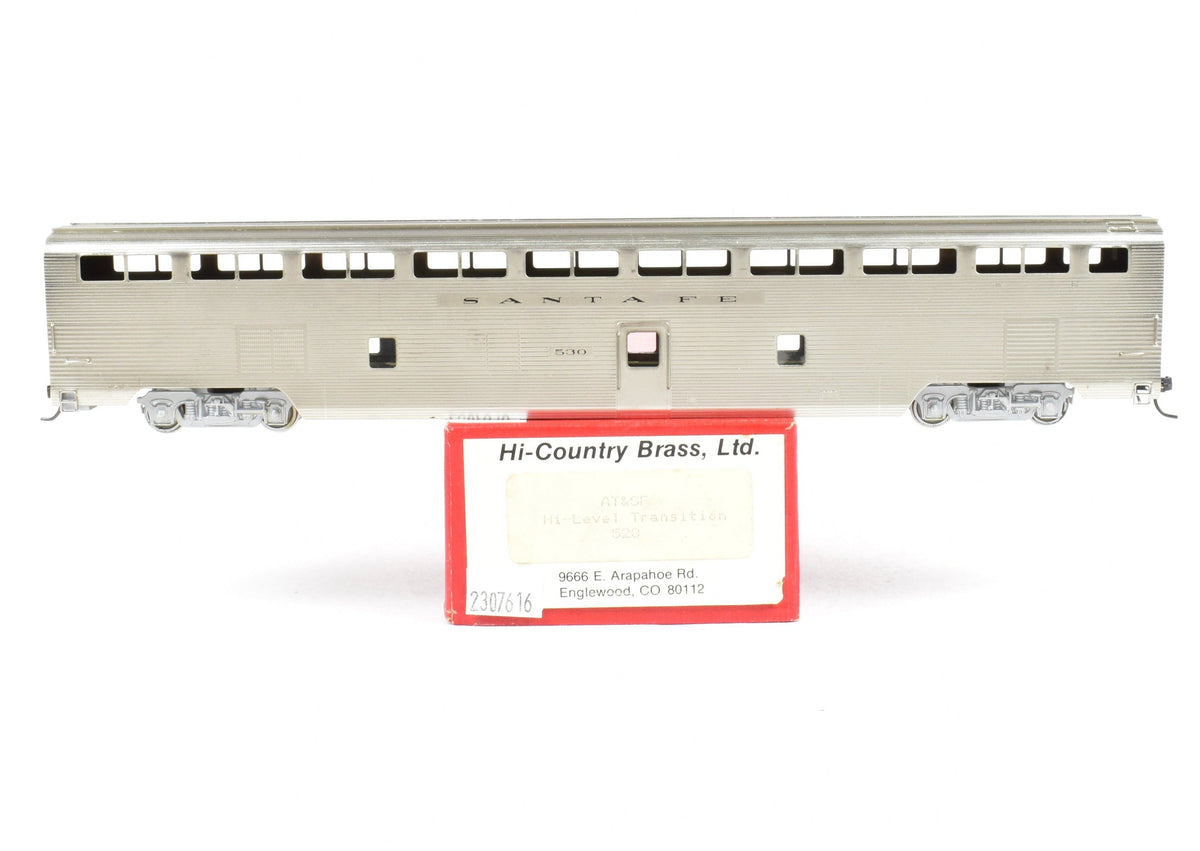 HO Brass Hi-Country Brass ATSF - Santa Fe 500 Series High-Level Transi ...