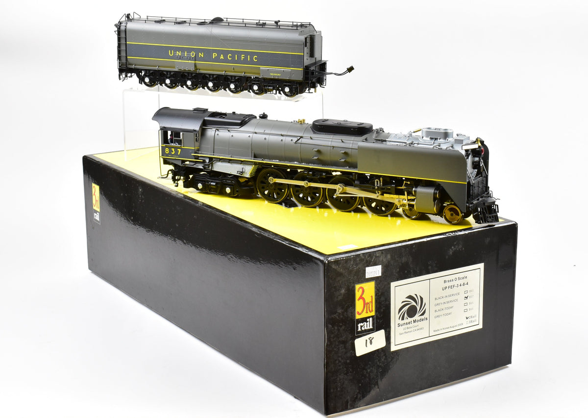 O Brass Sunset Models Third Rail UP - Union Pacific FEF-3 Class 4-8-4 ...