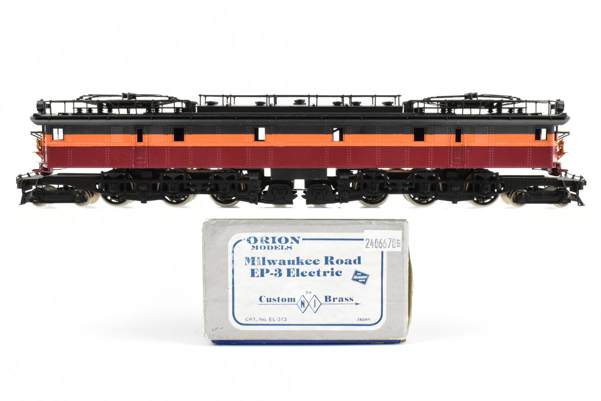 HO Brass CON NJ Custom Brass MILW - Milwaukee Road EP-3 Boxcab Electri ...