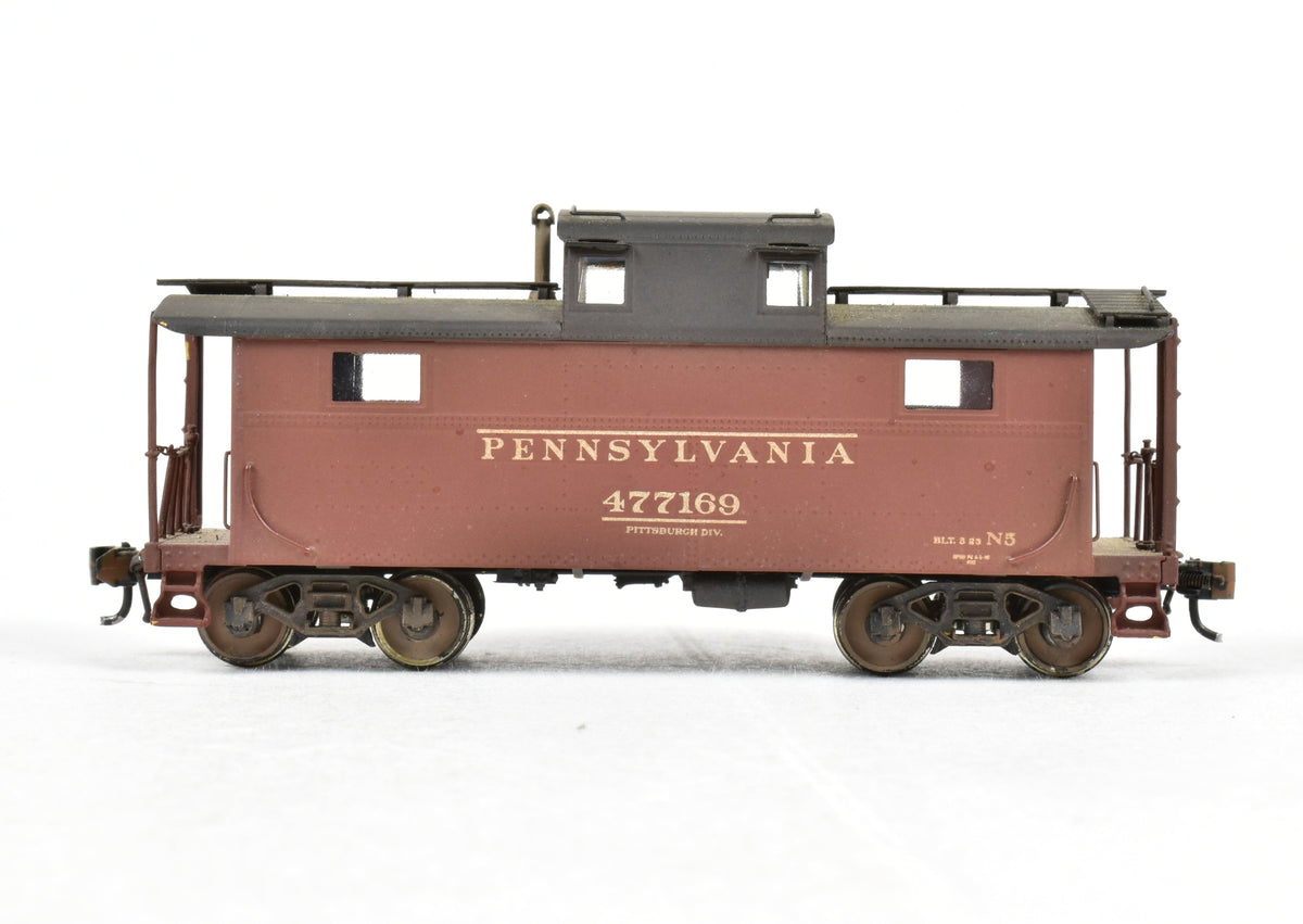 HO Brass LMB Models PRR - Pennsylvania Railroad N-5 Cabin Car Custom P ...
