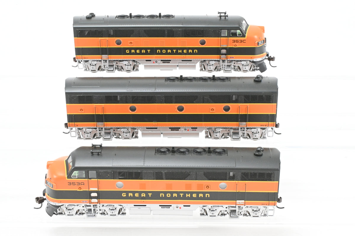 HO Athearn Genesis GN - Great Northern EMD F3-A/F3-B/F3-A Phase II Pas ...