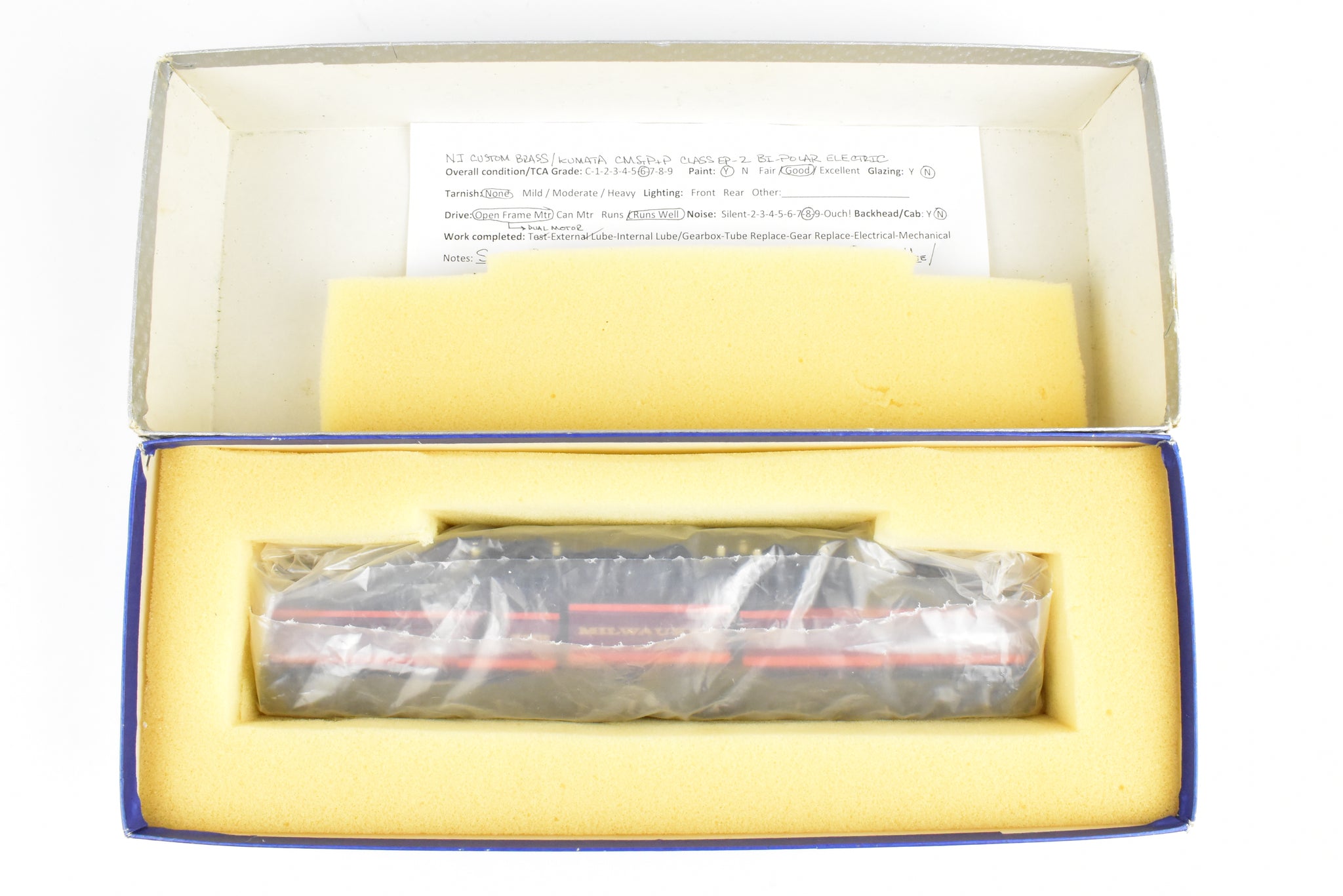 HO Brass CON NJ Custom Brass MILW - Milwaukee Road EP-2 "BI-Polar" Gea ...