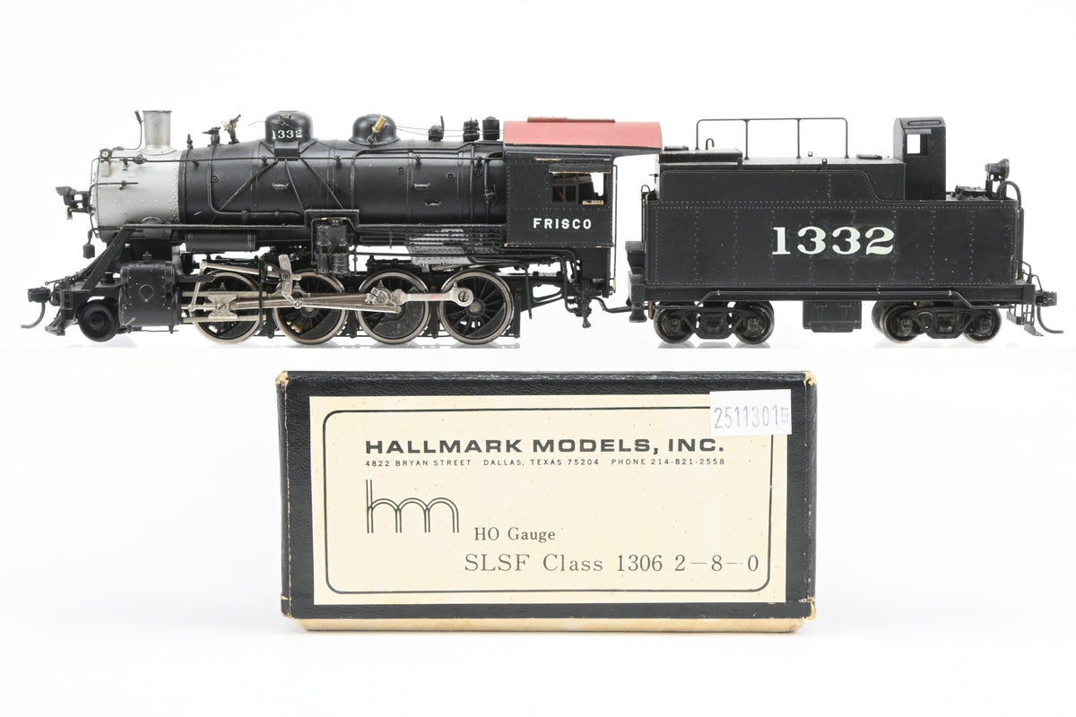 HO Brass CON Hallmark Models SLSF - Frisco Class 1306 2-8-0 Custom Pai ...