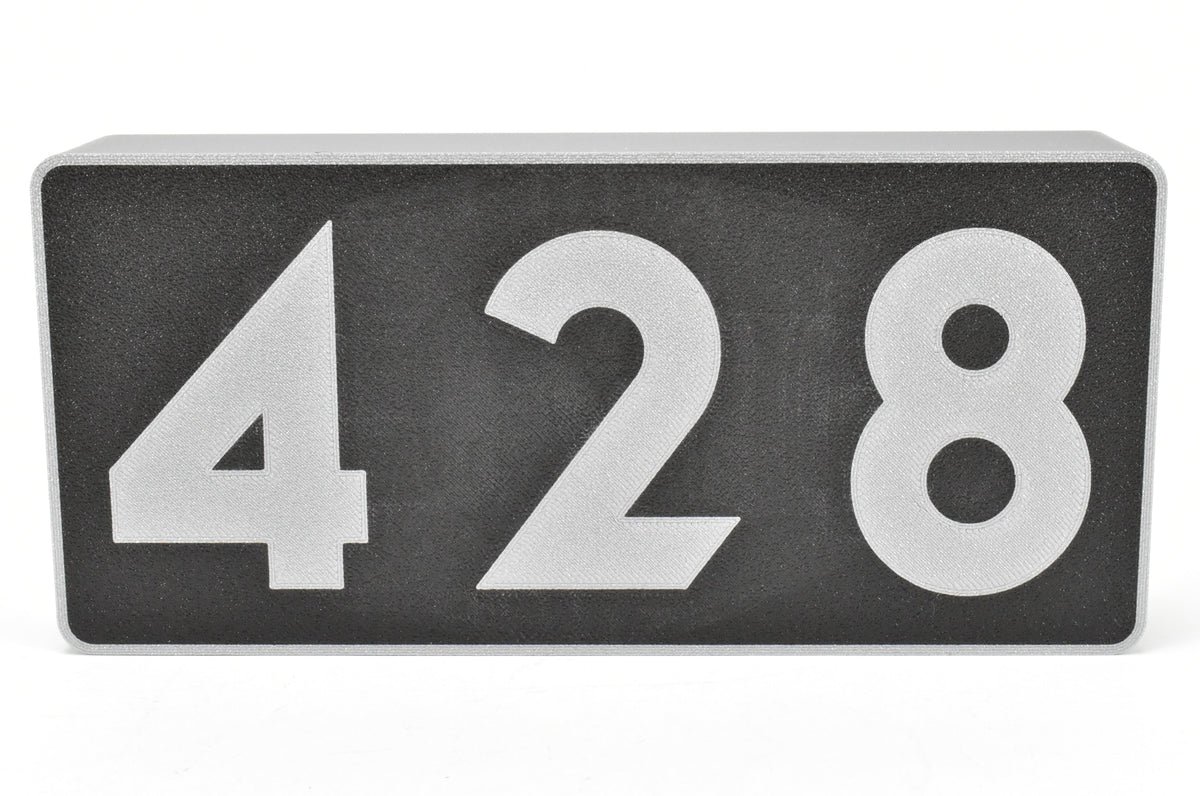 Custom Made 3D Printed & Illuminated Sign UP - Union Pacific #428 Numb ...
