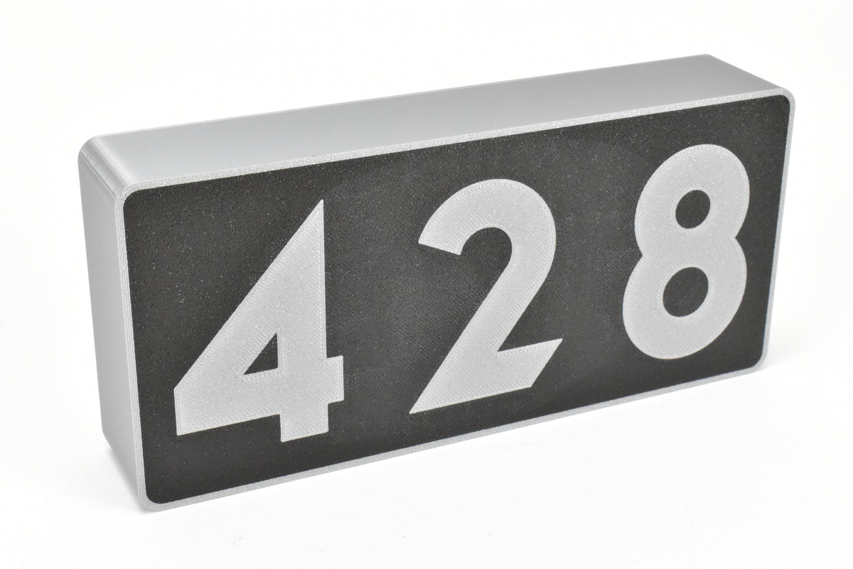 Custom Made 3D Printed & Illuminated Sign UP - Union Pacific #428 Numb ...